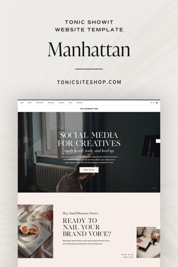 How to Choose the Best Showit Website Template - Tonic Site Shop