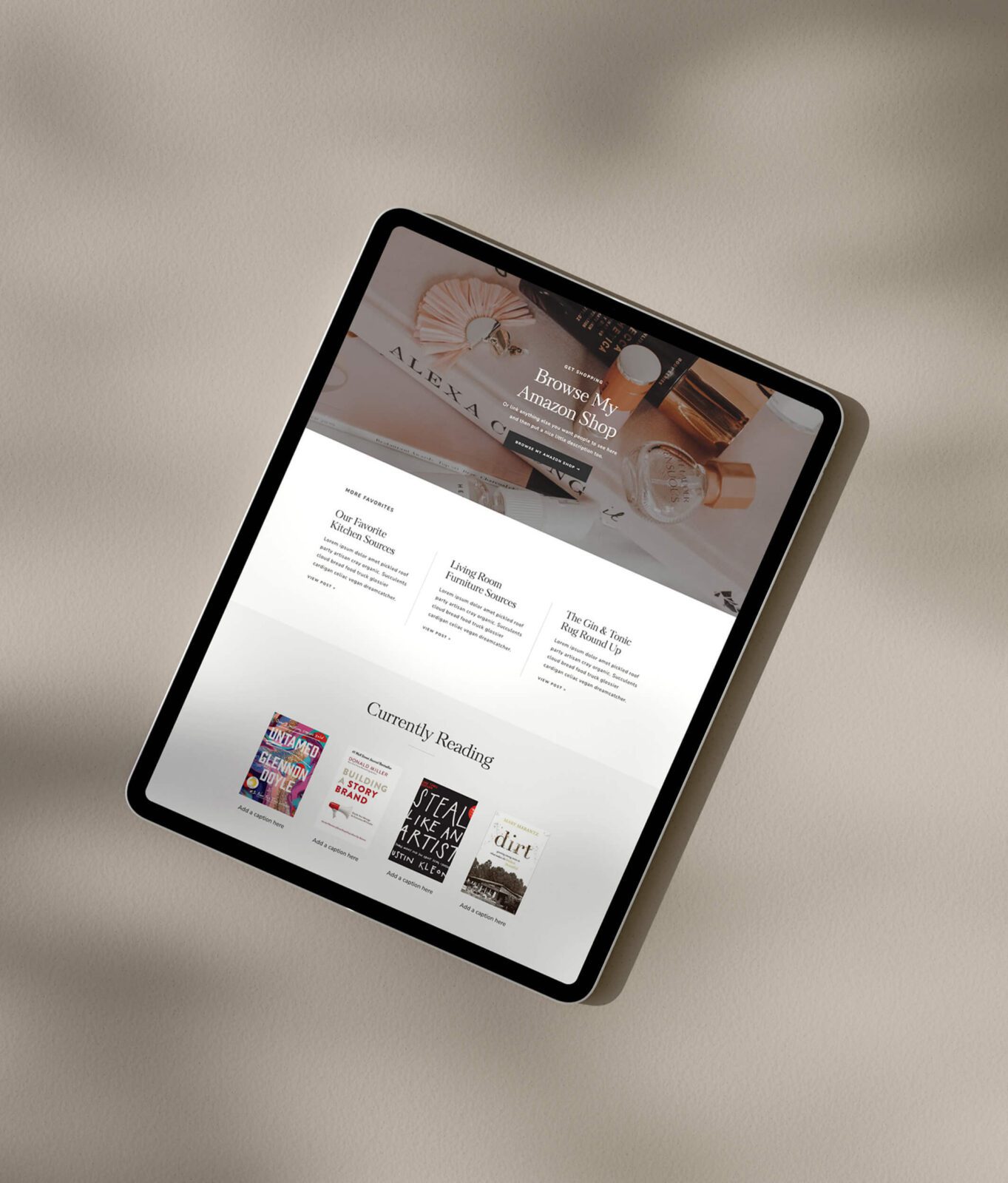 Favorites Page | Tonic Site Shop