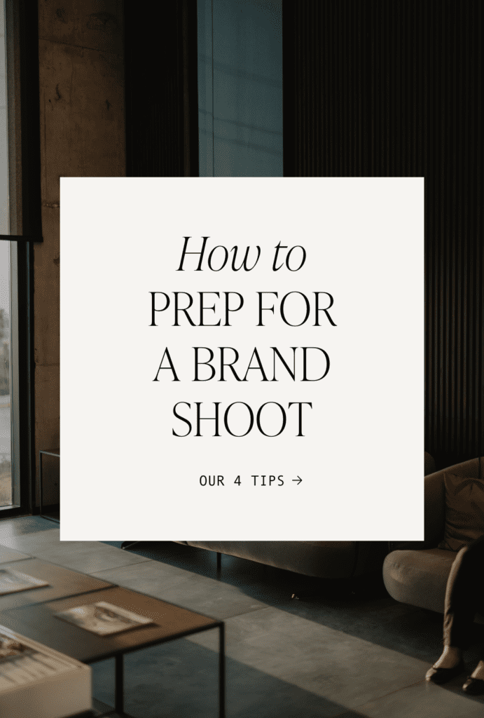 How to Prepare for a Brand Photo Shoot | TONIC SITE SHOP