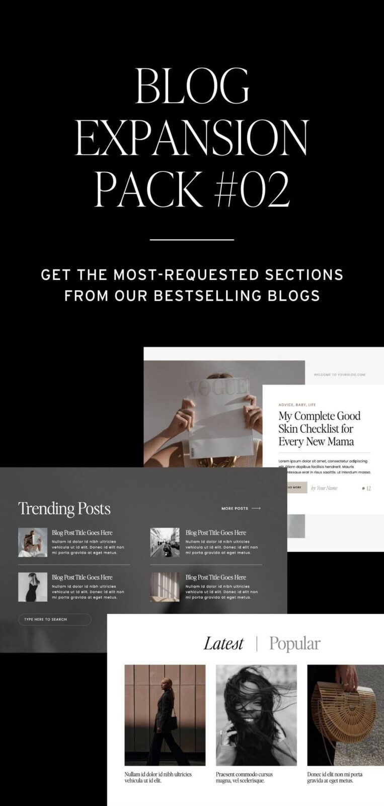 Blog Expansion Pack No. 02 | Tonic Site Shop