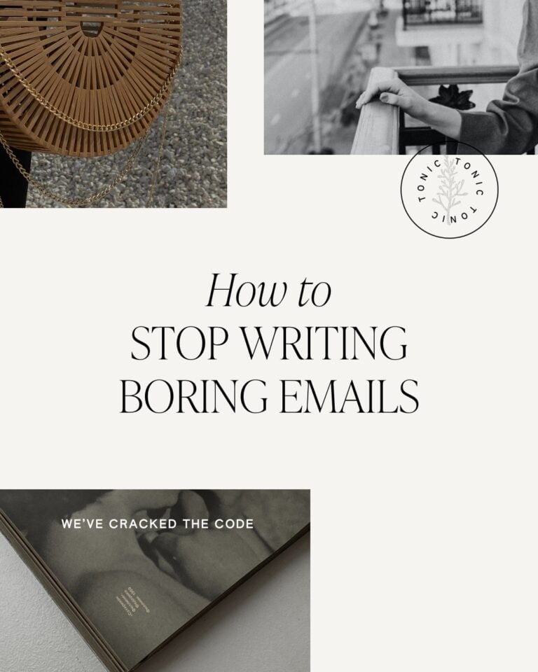 5 tips on writing better email newsletters | TONIC SITE SHOP