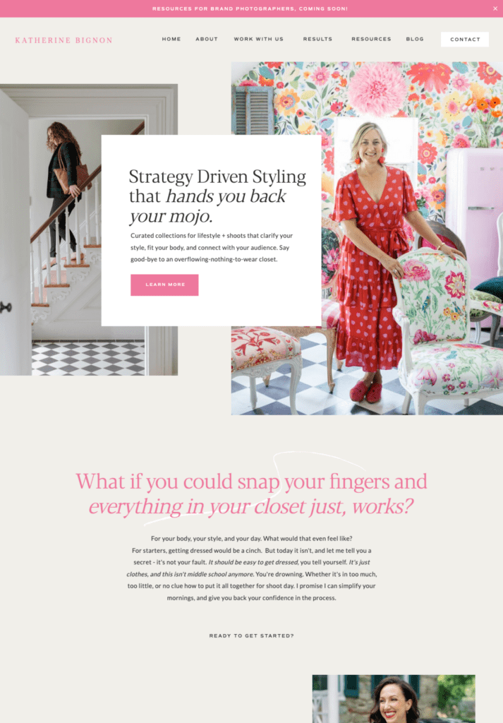 katherinebignon.com | Tonic Site Shop