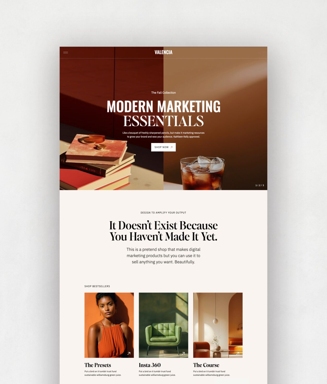 Shop Showit Website Templates - Tonic Site Shop