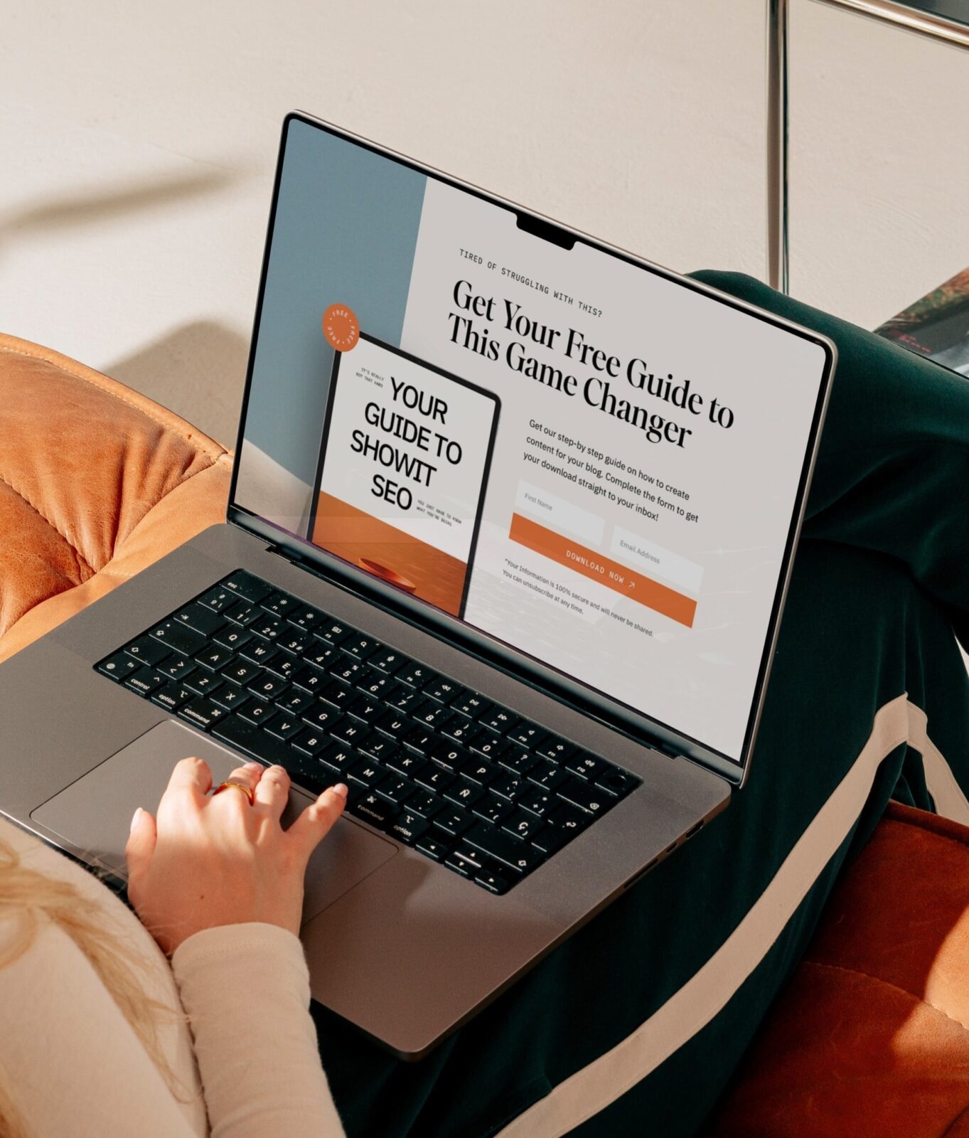 Lead Magnet/Freebie Landing Page | Tonic Site Shop