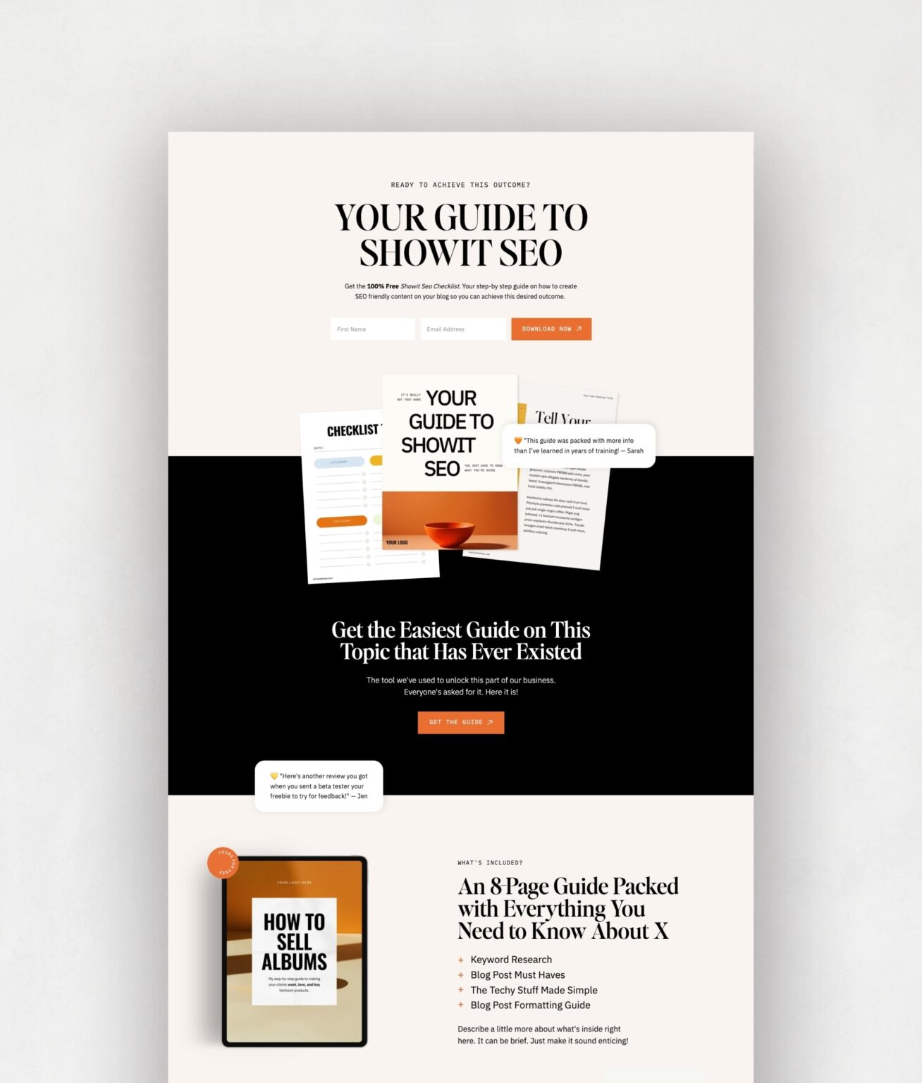 Shop Showit Website Templates - Tonic Site Shop