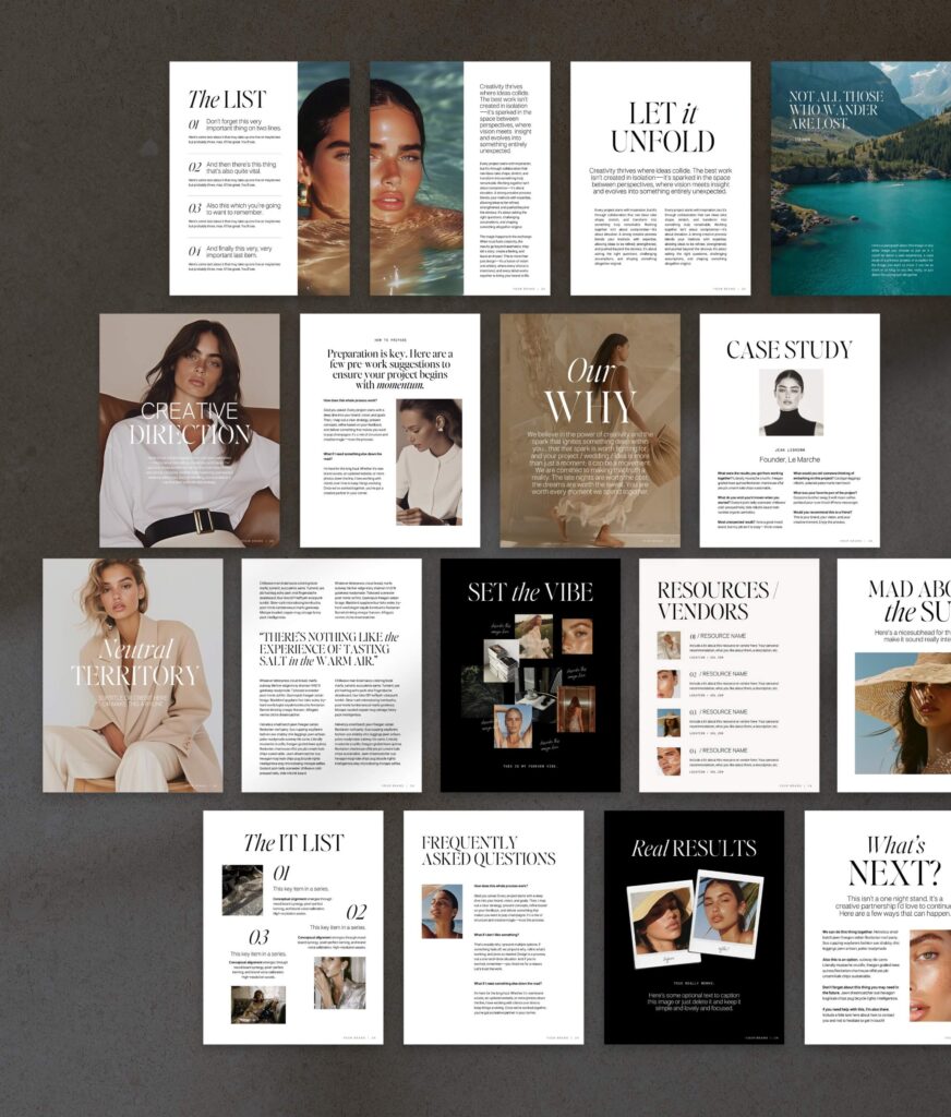 Client Welcome Magazine (Canva) | Tonic Site Shop