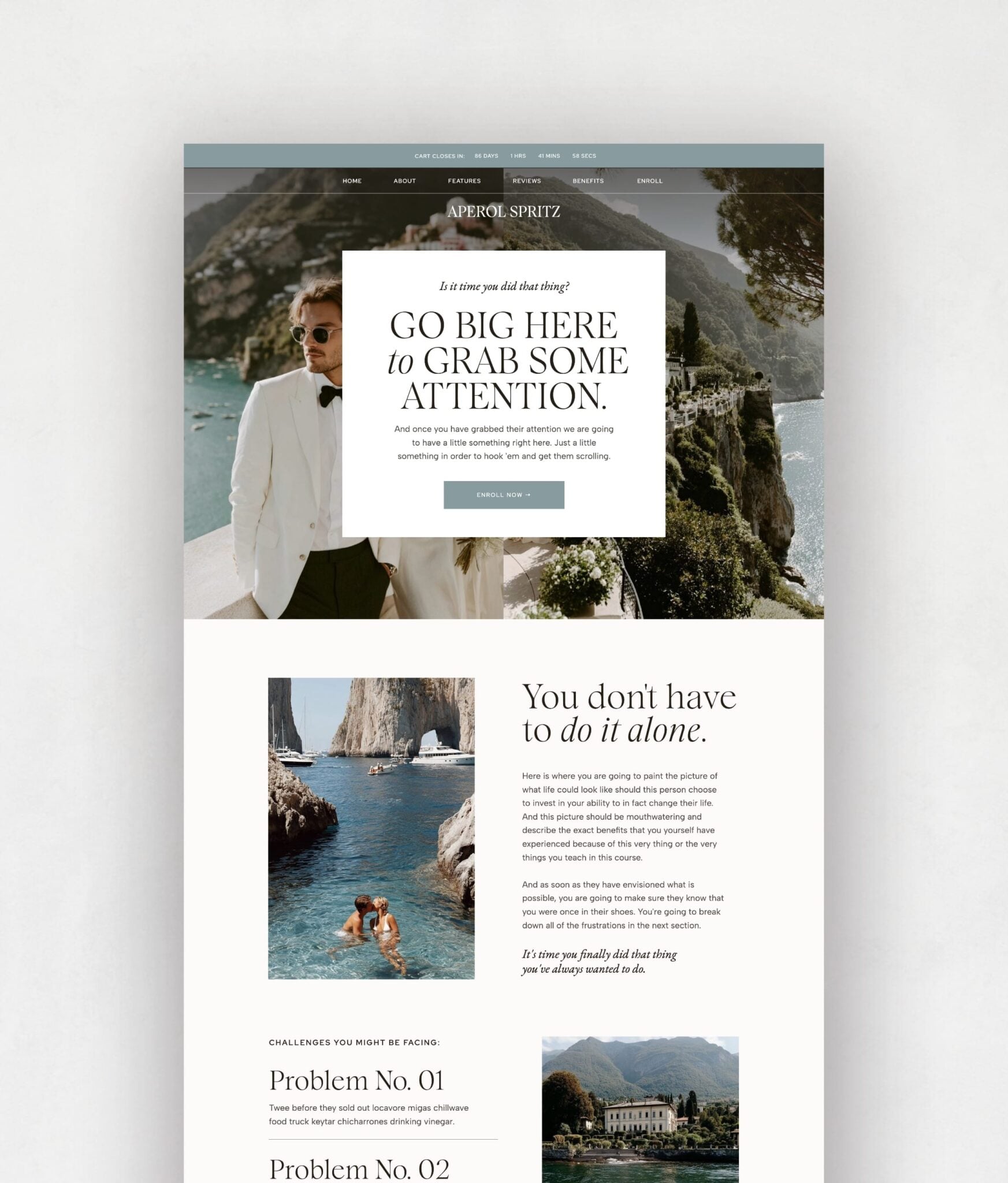 Shop Showit Website Templates - Tonic Site Shop