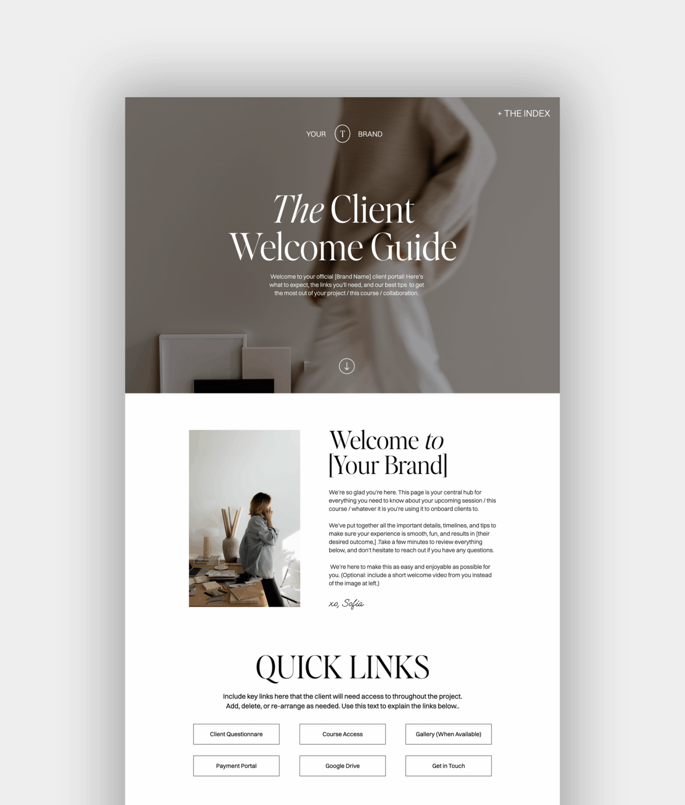Shop Showit Website Templates - Tonic Site Shop
